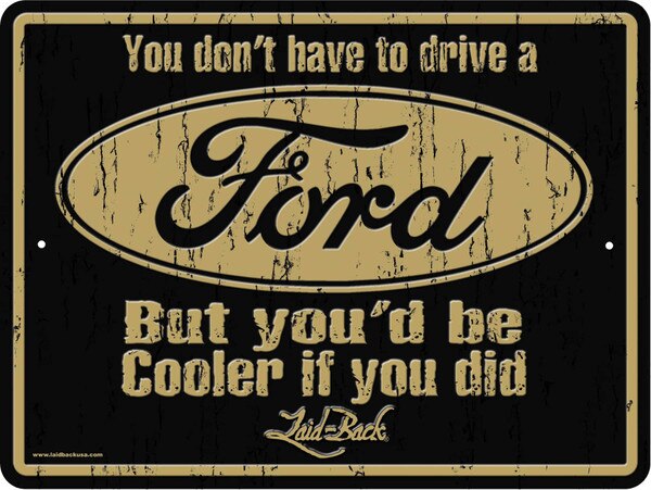 SIGN COOLER FORD